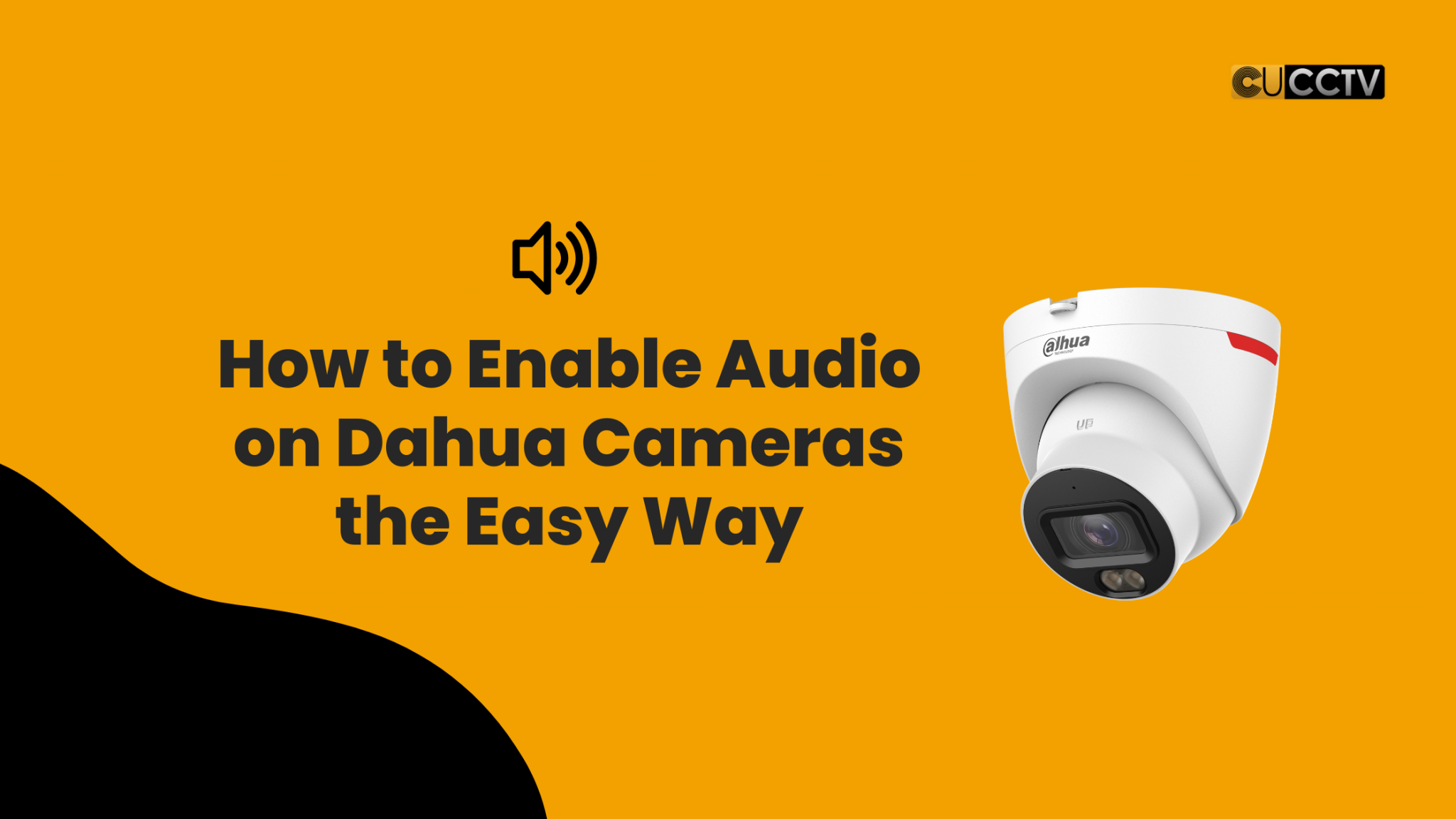 How to Enable Audio on Your Dahua Camera the Easy Way | Dahua UK ...