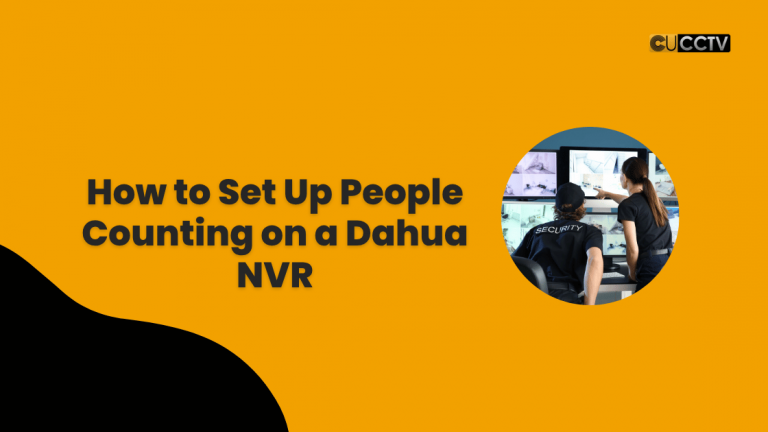 How to Set Up People Counting on a Dahua NVR | Dahua UK Authorised ...